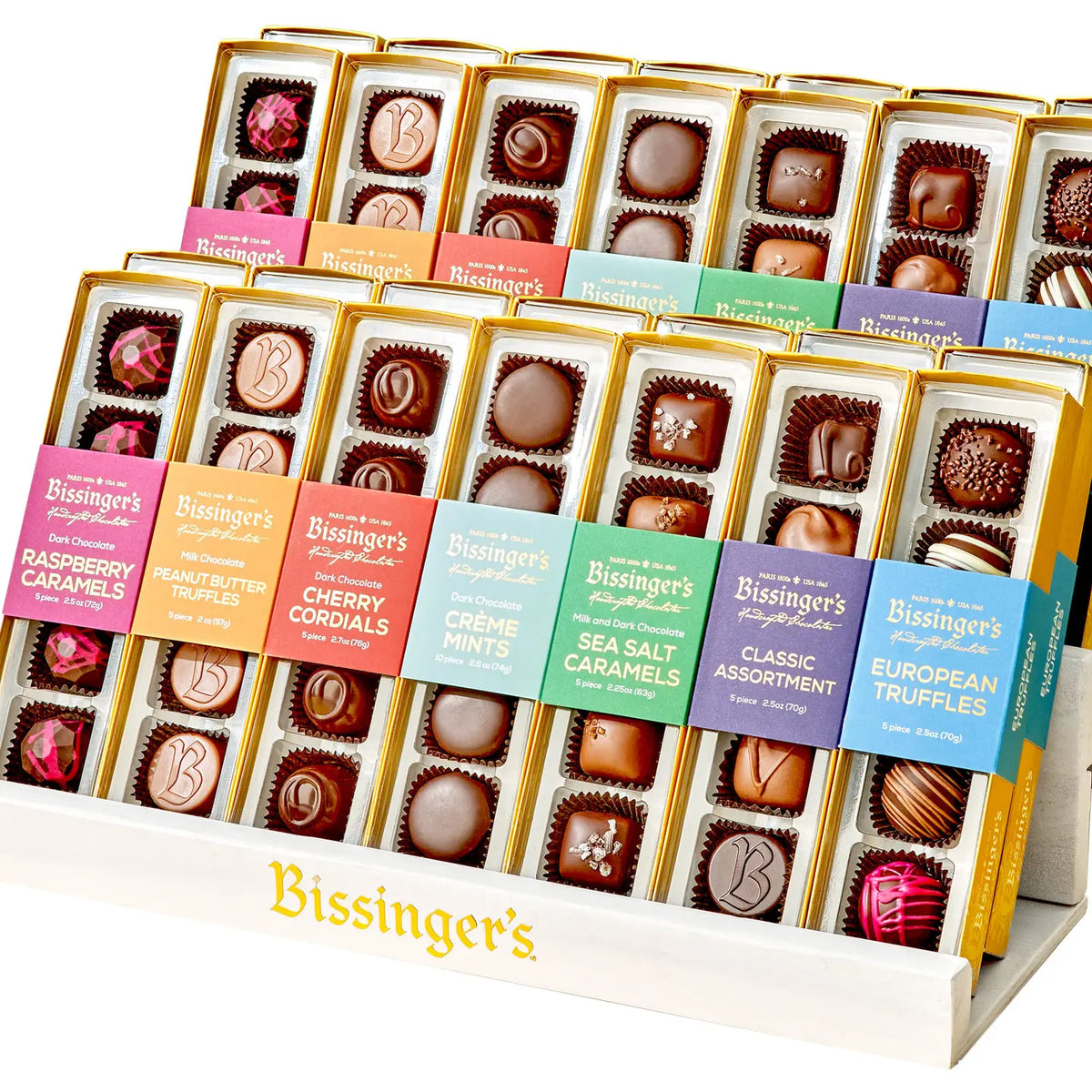 Bissinger’s Chocolate Truffle Assortments – 5 Piece Gift Box – BLEVIOR