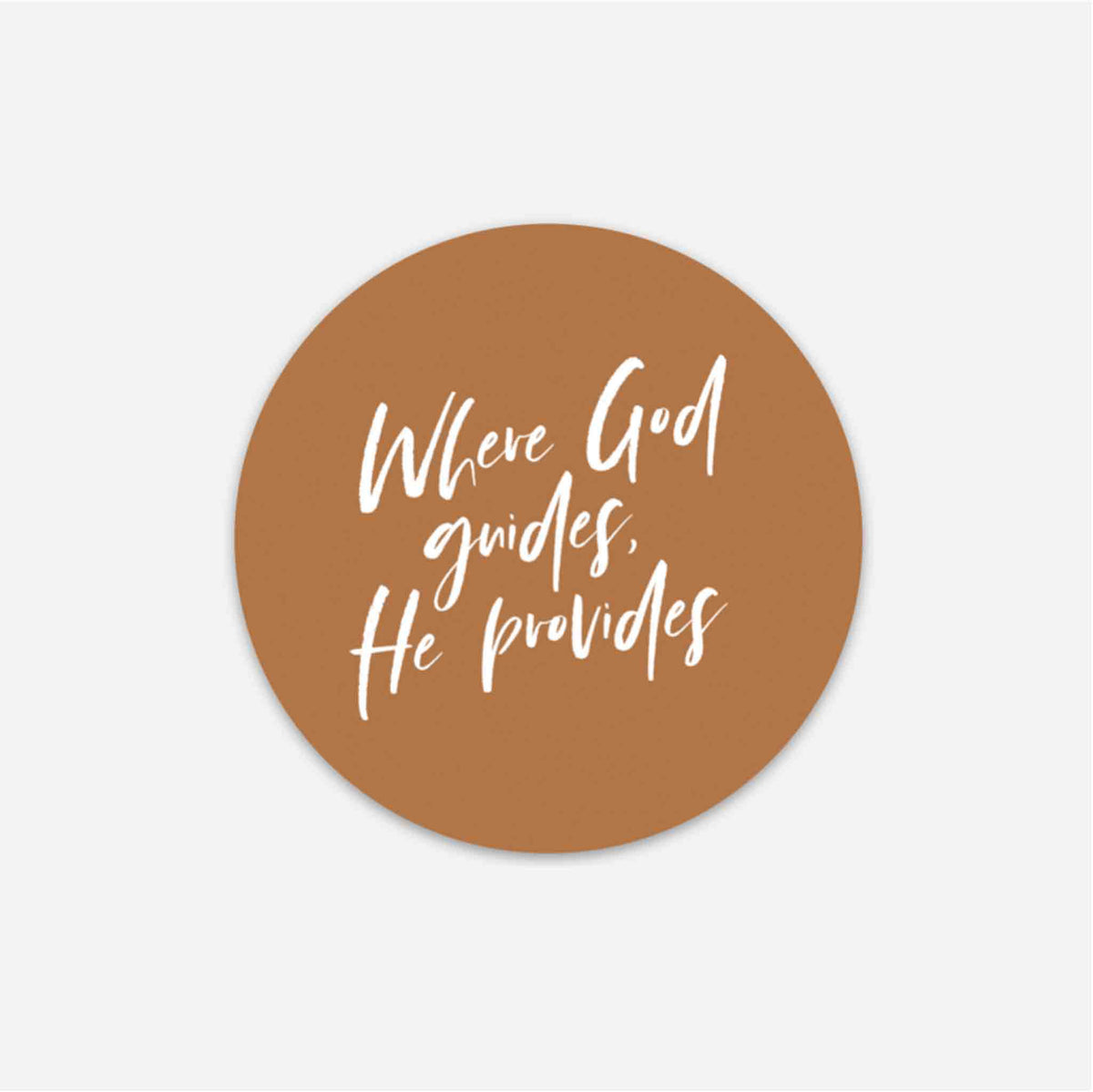 Where God Guides He Provides Sticker – BLEVIOR
